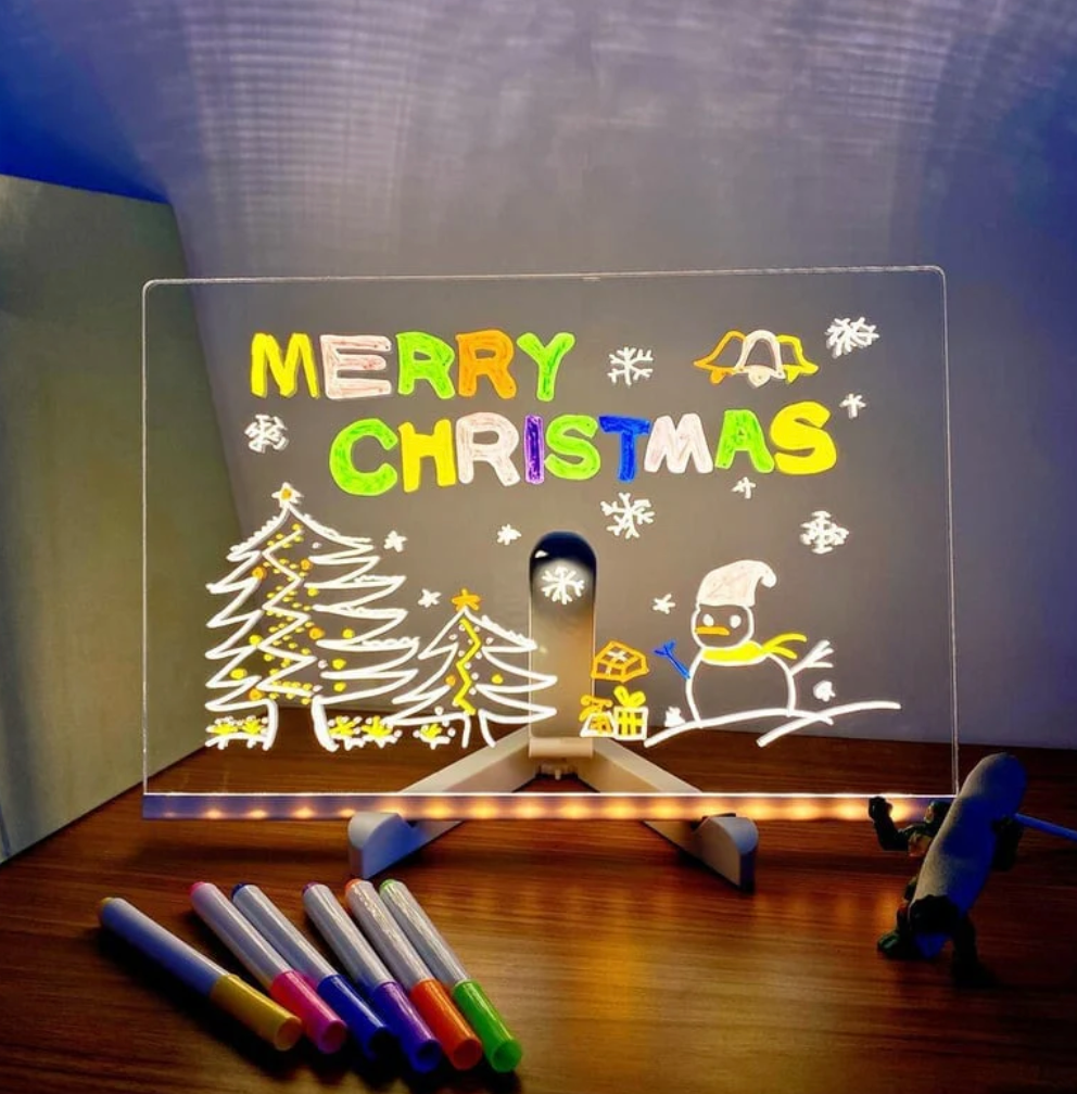 LED Acrylic Board with Colors - with 7 pen 🎨 – Ember Emporium